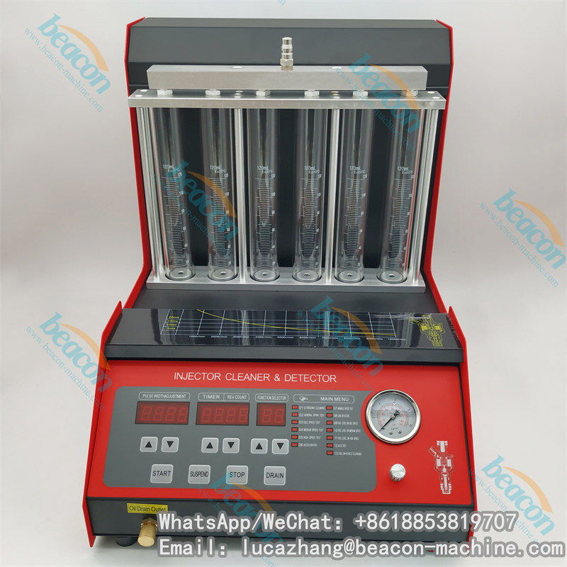 Beacon BC-6C 6 Cylinders Injector Ultrasonic Cleaner Gasoline Fuel ...