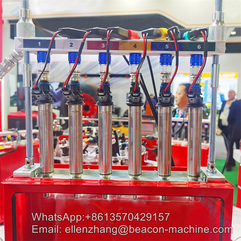 P6 gasoline injector test and cleaning machine-Beacon Machine